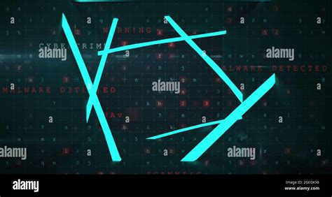 QR Code Scanner With Neon Elements Against Cyber Security Data Processing Stock Photo Alamy