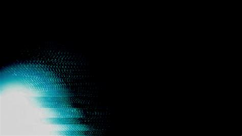 Blue Glitch Light Leak Lofi Error Lights Loop — Free Stock Footage