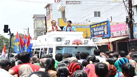 “காலநிலை மாற்றத்திற்கு பாஜக தான் காரணம்” கோவையில் கனிமொழி பேச்சு