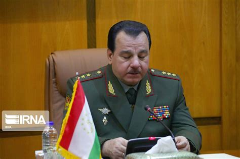Irna English Tajik Defense Minister Confers With Iranian Counterpart