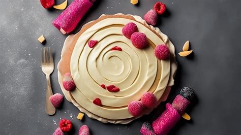 Premium Photo A Raspberry Tart With A Raspberry Filling And A Red