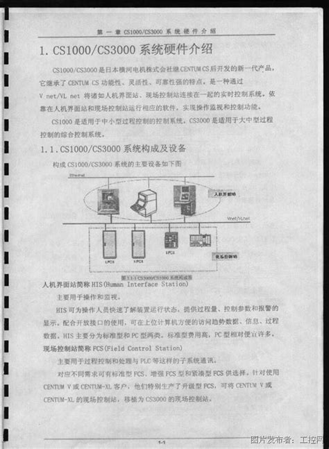 横河DCS系统CS1000 CS3000硬件介绍 横河DCS CS1000 CS3000 中国工控网