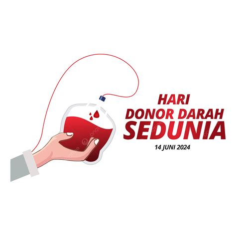 Happy World Blood Donor Day Give Blood Share Life Vector World Blood