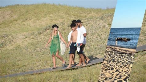 El Kun Agüero disfruta de las playas de en Punta del Este con su