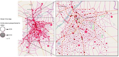 Average Time Gaps Between Visits Of Ambulances In September 2014