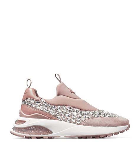 Buy Jimmy Choo Memphis Sock Sneakers Pink At 40 Off Editorialist