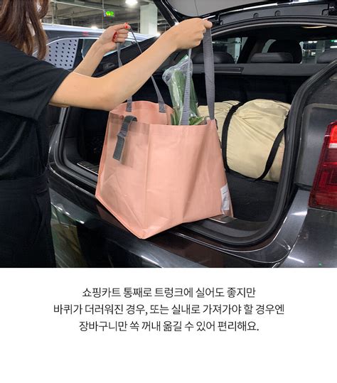 담다 타포린 장바구니 감도 깊은 취향 셀렉트샵 29cm