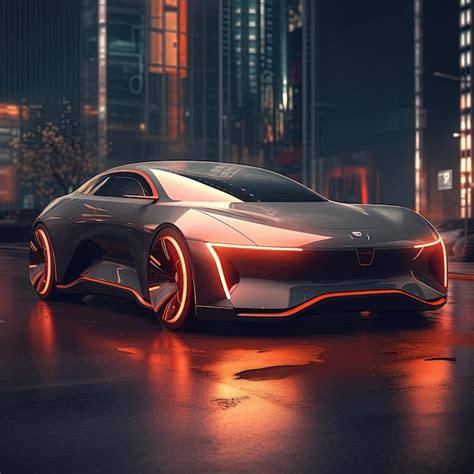 Premium Ai Image A Futuristic Car Concepts Design And Automotive Images