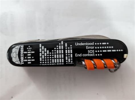 Nkd Handyman With Tortoise Gear Morse Code Scales Rvictorinox