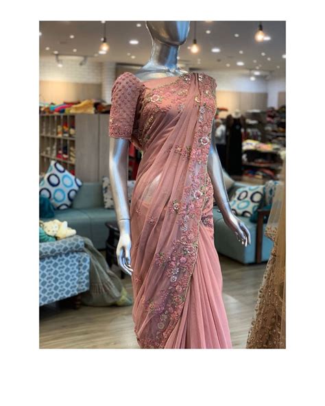 Whatsapp On 9496803123 To Customise Handcrafted Bridal Attire Saree