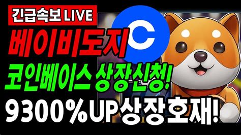 베이비도지코인 필수시청 베이비도지 코인베이스 상장 신청서 답변 babydoge paws 2 출시 베도지호재 홀더분들