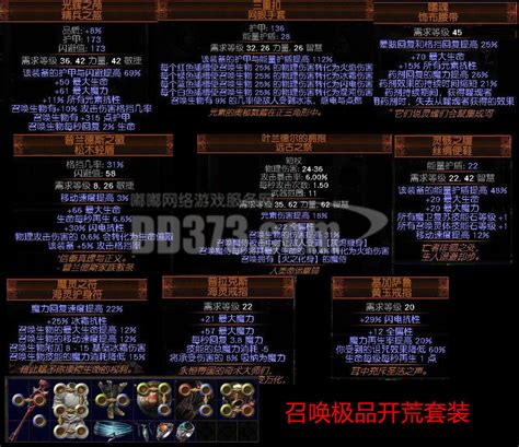 女巫召唤开荒10件套送药水，召唤魔侍、灵体军卫、魔卫复苏、愤怒狂灵、等都可以 Db20240407103317 23077 流放之路装备交易
