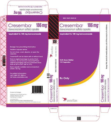 Cresemba Package Insert