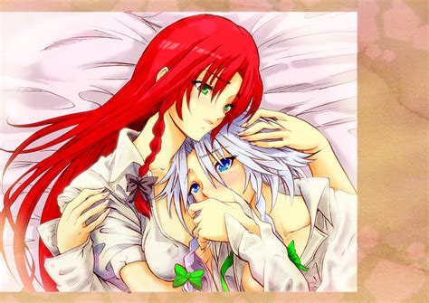 Izayoi Sakuya And Hong Meiling Touhou Drawn By Hijikawa Arashi Danbooru