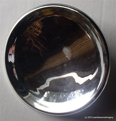 7 12″ Mercury Glass Reflector For Bracket Kerosene Oil Lamp Thingery