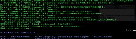 Ibm Midrange Db2 Internal Failure Occurred In Query Processor Stack