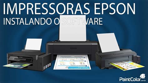 Instalando O Software Das Impressoras Epson Youtube