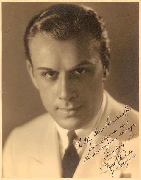 Russ Columbo Oversized Signed Photograph RR Auction