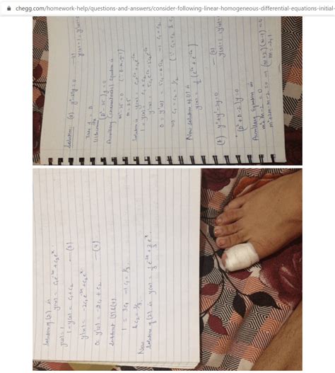 I Was Doing Diff Eq Homework When Rdrexel