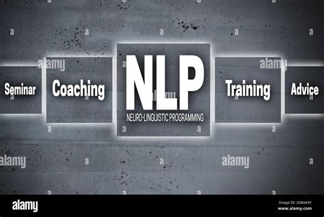 NLP Touchscreen Concept Background Stock Photo Alamy