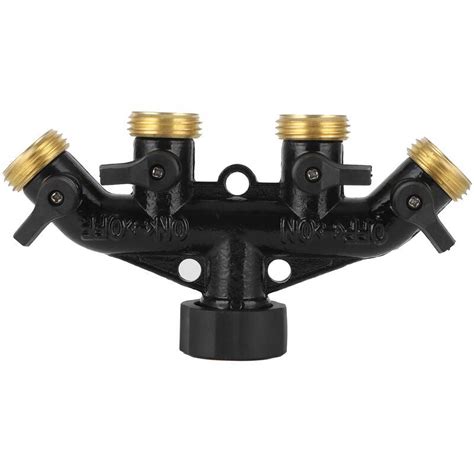 Adaptador De Conector De Grifo Divisor De Tubería De Agua De 4 Vías