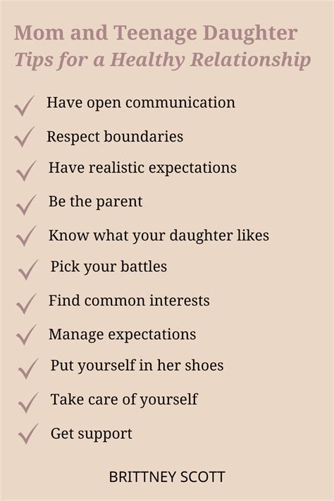 Mom And Teenage Daughter Tips For A Healthy Relationship — Brittney Scott