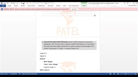 Designing Algorithm Part 6 For O Leveligcse Computer Science Youtube