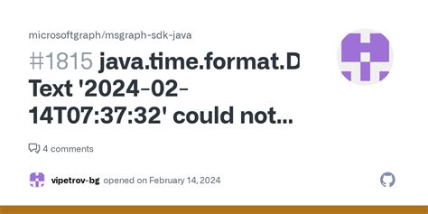 Java Time Format DateTimeParseException Text 2024 02 14T07 37 32
