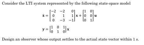Consider The LTI System Represented By The Following Chegg Com