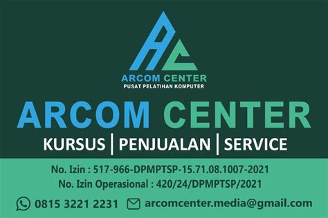 Kursus Teknisi Komputer Di Arcom Center Apa Saja Materi Yang Di