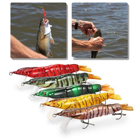 Buy Lixada 1 Pcs Segmented Fishing Lure 3d Simulation