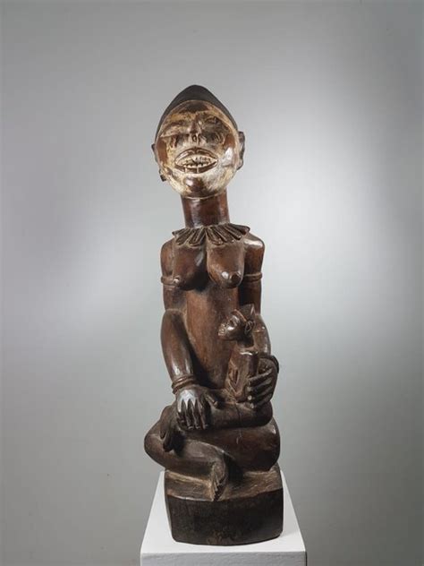 Maternity Figure 1 Wood Mayombé Congo Catawiki