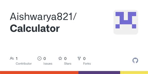 GitHub Aishwarya821 Calculator