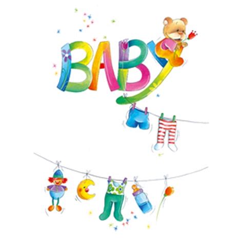 Ecobos Webwinkel Wenskaart Geboorte Baby Waslijn