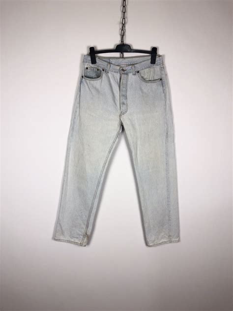 Vintage Vintage 80s Levis 501 Blue Denim Jeans Heavy Cotton Usa Grailed