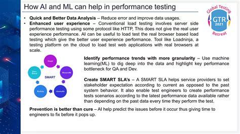 Atagtr2021 Presentation Use Of Ai And Ml In Performance Testing By
