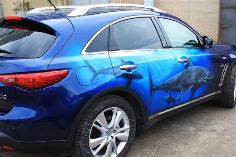 Infinity Qx70 Aкулы — Spb Airbrush