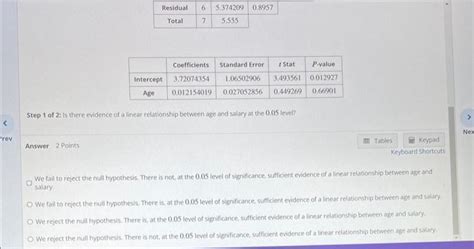 solved consider the following summary output which was