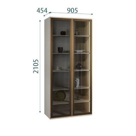 Шкаф 2 х дв 2дв стекло