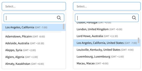 Designing A Time Zone Selection UX Smart Interface Design Patterns