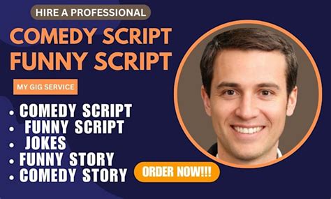 Write Comedy Script Funny Script Jokes Or Comedy Script Writer By Nelson B4 Fiverr