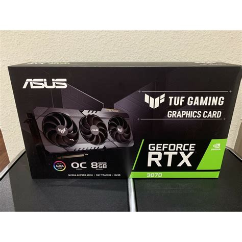 ASUS TUF Gaming GeForce RTX 3070 Oc 8GB Graphics Card | Shopee Brasil
