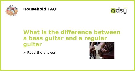 Difference Between Bass Guitar And Guitar At Julia Holiday Blog