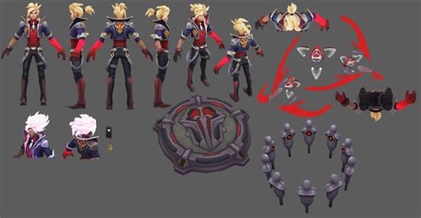 Battle Academia 3d Turnarounds High Res Ezreal Graves Katarina