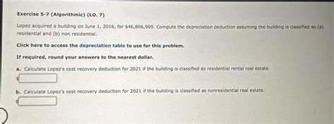Solved Exercise Algorithmic LO Lopez Acquired A Chegg Com