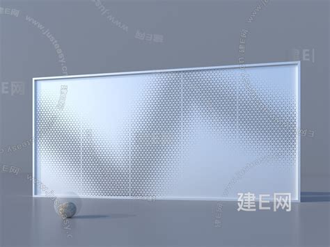 现代渐变穿孔板模型su模型下载 Id111105315 建e室内设计网