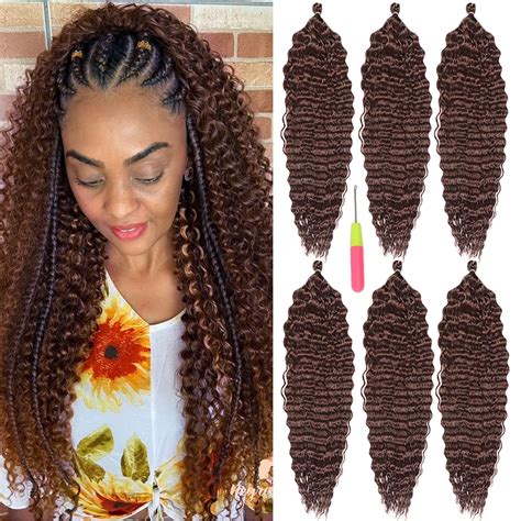 Buy Ocean Wave Crochet Hair Inch Brazilian Deep Wave Crochet Hair Curly Crochet Hair For Women