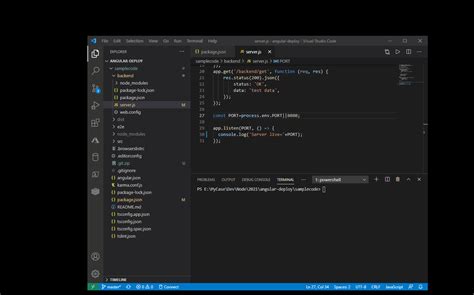 Node Js Azure Nodejs Api Always Returning The Resource You Are Looking For Has Been Removed