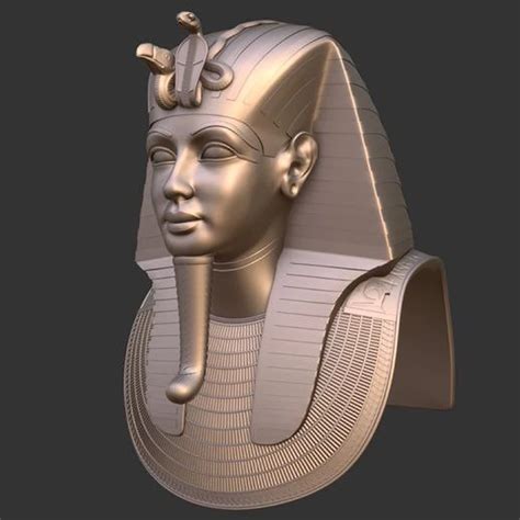 King Tutankhamun Bust 3d Print Model Free High Quality Models For