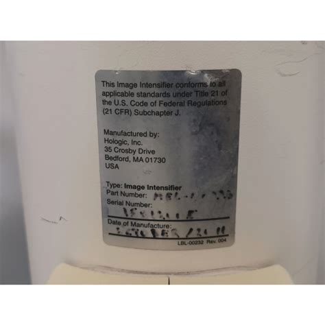 Mini C Arm Hologic Fluroscan Insight 2